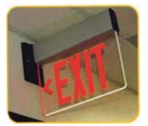 LED Edge-Lit Emergency Exit Light - Energywise Solutions